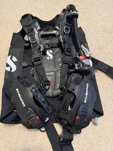Scubapro Hydros Pro Buoyancy Compensator Device BCD Black Scuba Diving ...