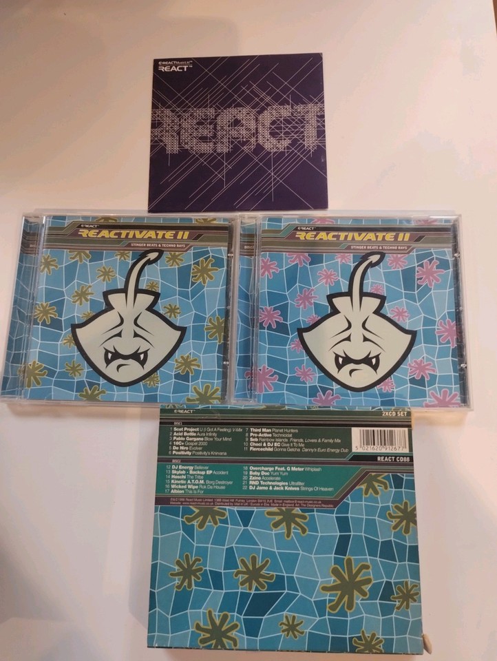 Reactivate 11: Stinger Beats & Techno Rays Dance React Compilation 2 CD ...
