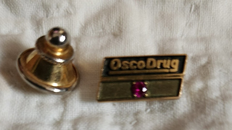 OSCO DRUG 5 Year Employee Service Award 10K Ruby Lapel Pin Tie Tack | eBay