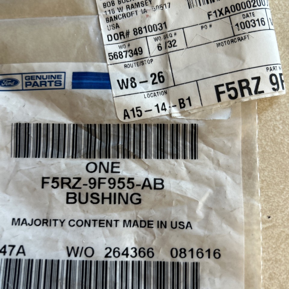 OEM NEW Ford IMRC Bushing - Intake Manifold Runner Control Retainer ...