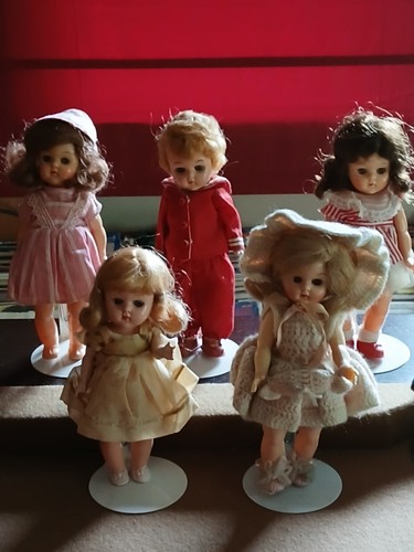 VINTAGE (50's) LOT OF FIVE DOLLS | eBay