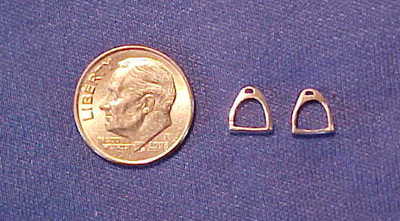 SULSER SADDLERY Stablemate 1:32 Scale English Stirrups by D'Arry Frank ...