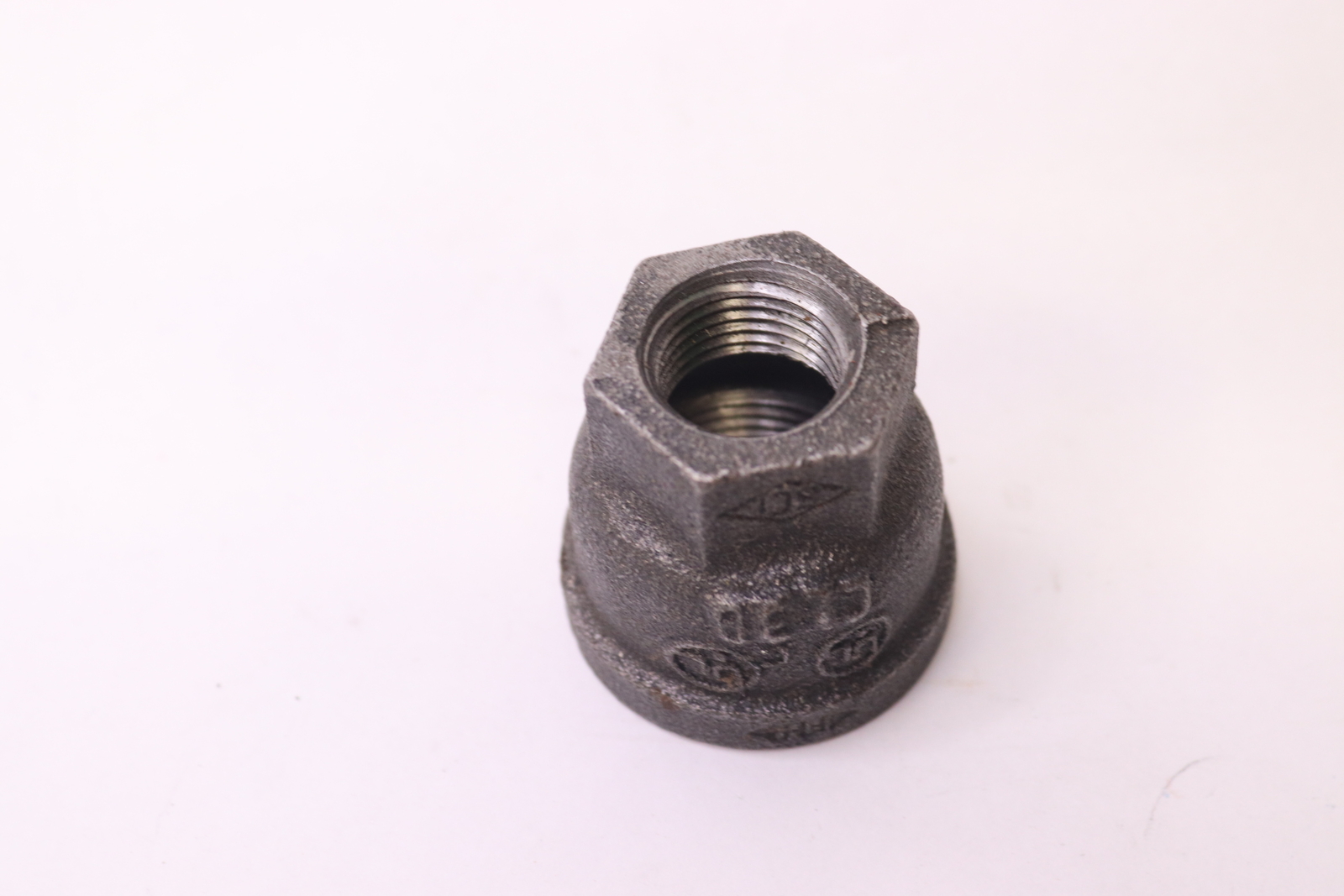 Hex Threaded Bell Reducer Black 1" x 3/4" | eBay