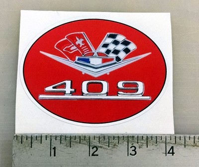 Vintage Chevy 409 sticker decal 4"x3" | eBay