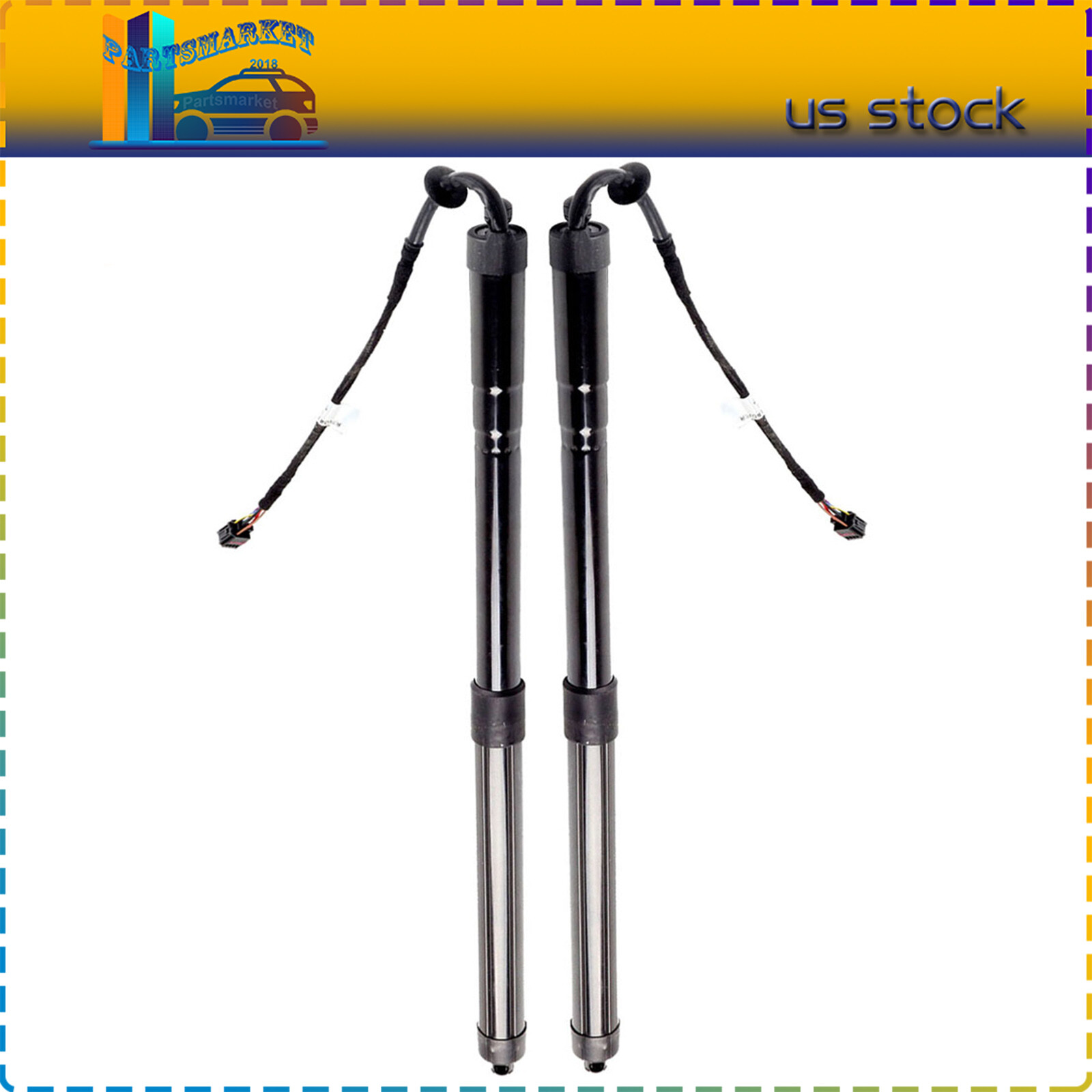 1 Pair For 2012-2017 Range Rover Evoque Rear Liftgate Lift Supports ...