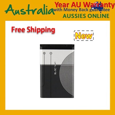 Battery for Nokia BL-5C BL5C C2-02 C2-03 C2-06 E50 E60 N70 N71 N72 X2 ...