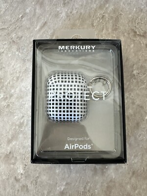 Mercury White Black Checkered Apple AirPod Case NEW | eBay
