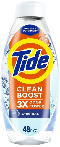 Tide Clean Boost Fabric Rinse Removes Odors and Residues Original Scent ...