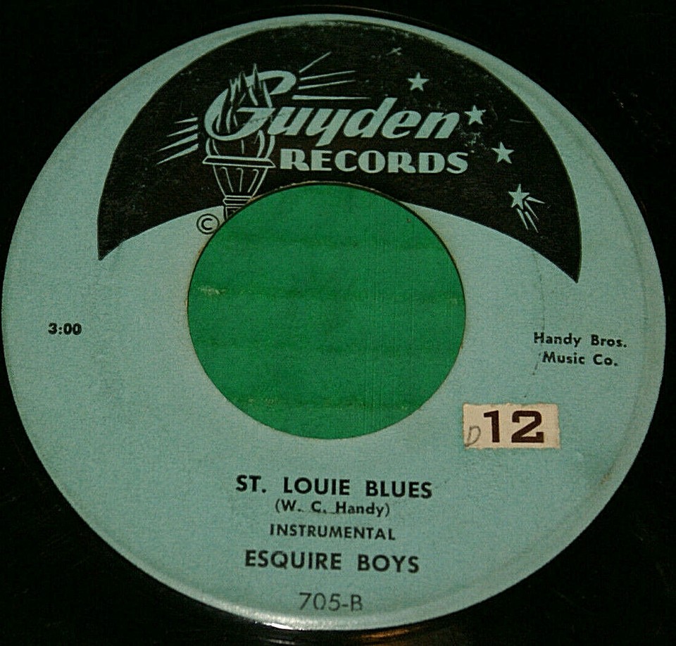 Esquire Boys, 45 rpm, Rock-a-Beatin’ Boogie / St. Louis Blues, Guyden ...