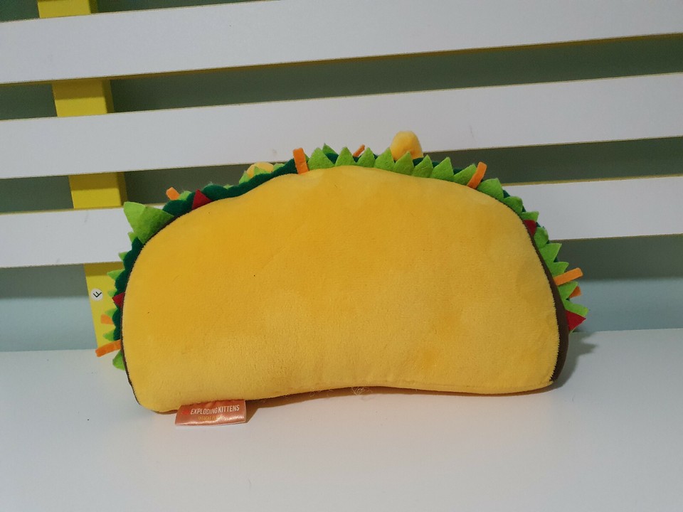 Tacocat Spelled Backwards TACO CAT STUFFED ANIMAL 27CM WIDE EXPLODING ...