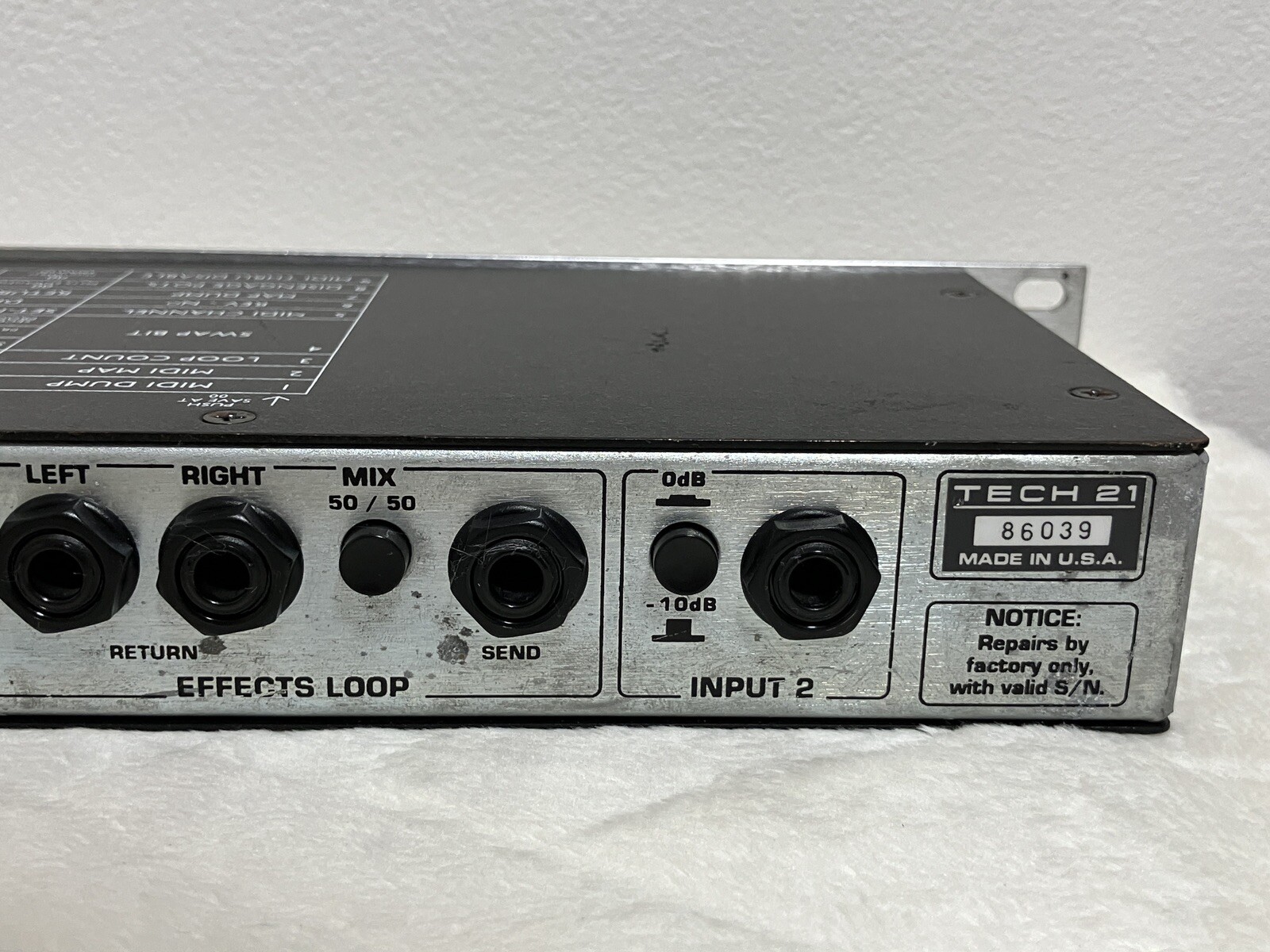 Tech 21 SansAmp Model PSA-1 Preamp Rackmount Used Tested | eBay