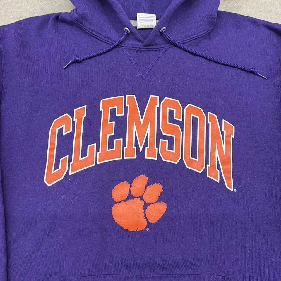 vintage clemson university tigers russell athletics purple collegiate ...