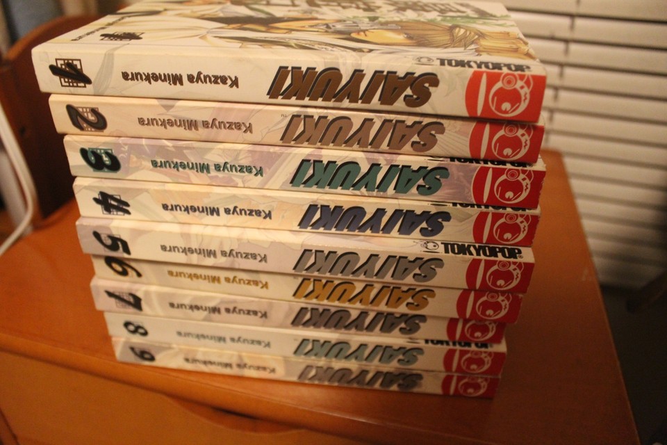 Saiyuki Manga Kazuya Minekura, Complete Volumes 1-9 Tokyopop -English ...