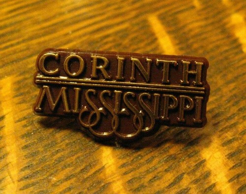 Corinth MS Lapel Pin - Vintage Mississippi USA City Alcorn County ...