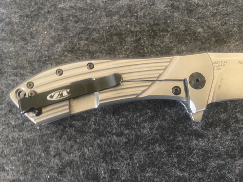 Zero Tolerance DISCONTINUED ZT 0801 ELMAX Rexford design | eBay