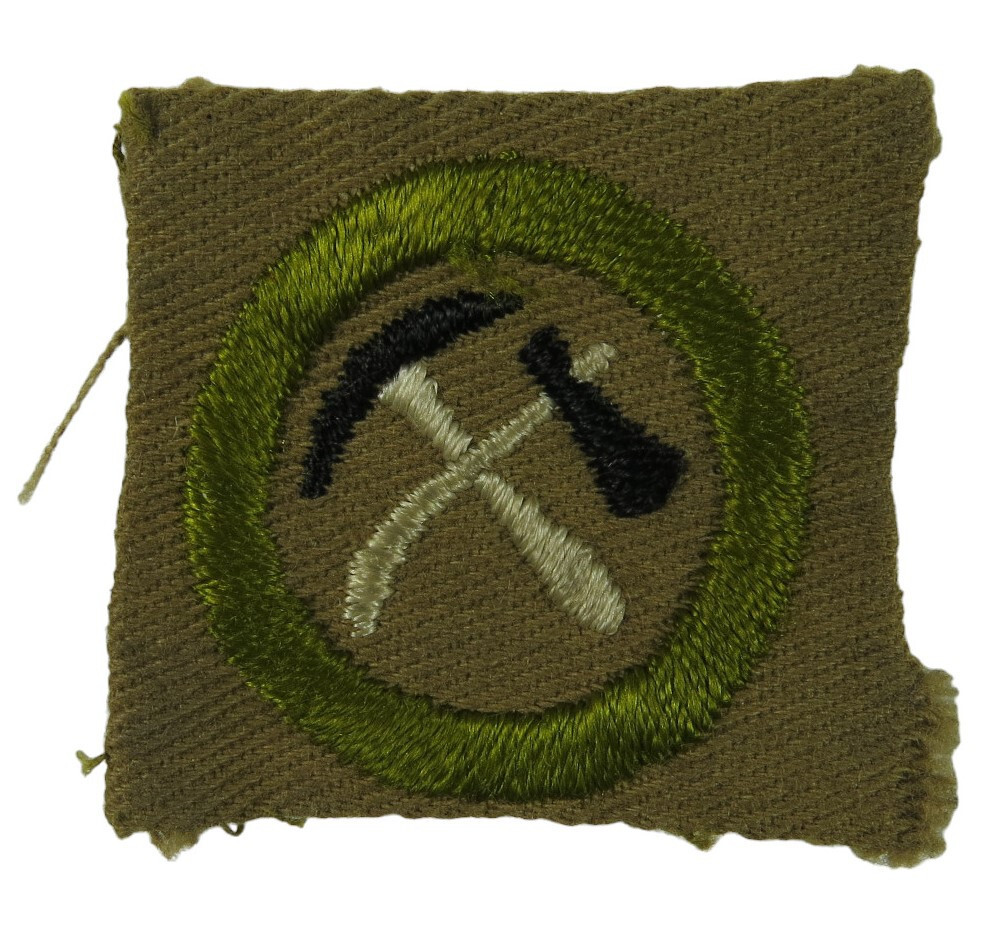 1920s PIONEERING Merit Badge Square Type A from Baltimore Maryland | eBay