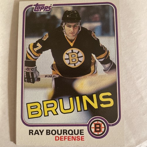1981-82 Topps #5 Ray Bourque Boston Bruins NHL | eBay