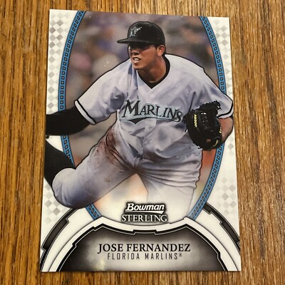 2011 Bowman Sterling Prospects #42 Jose Fernandez Florida Marlins RC ...