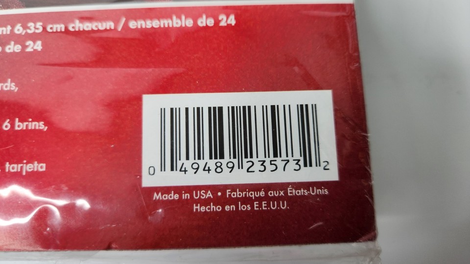 Janlynn 2008 Counted Cross Stitch Kit 24 Festive Ornaments Sealed 023 ...