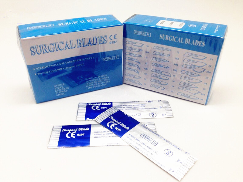 100pcs Dental Scalpel Blades Steel Surgical Blade Maintenance tools | eBay