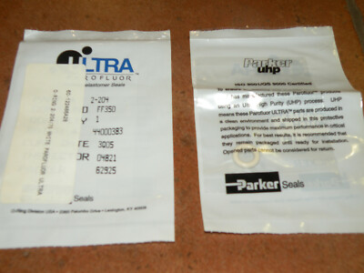 (1) Parker Parofluor Ultra O-Ring 2-204 / 75 9.12 x 3.53mm ASM # 60 ...
