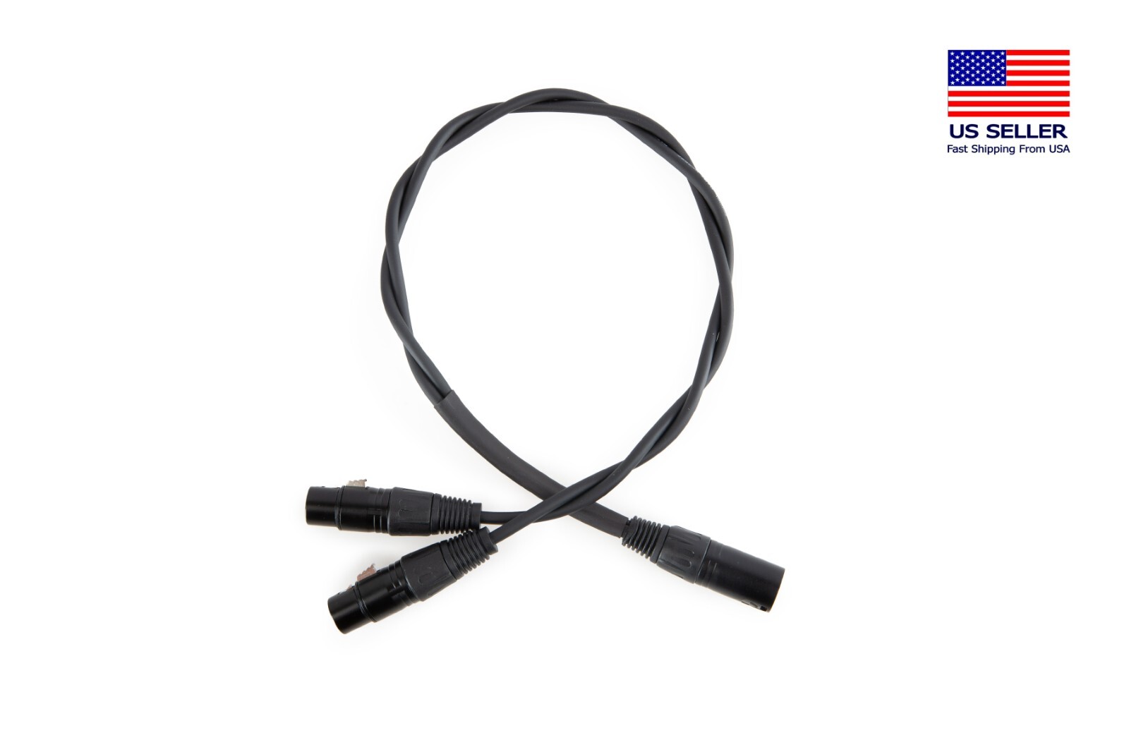 Mogami W2552 Studio Balanced Y Adapter Cable | Gold XLR Male to Dual ...