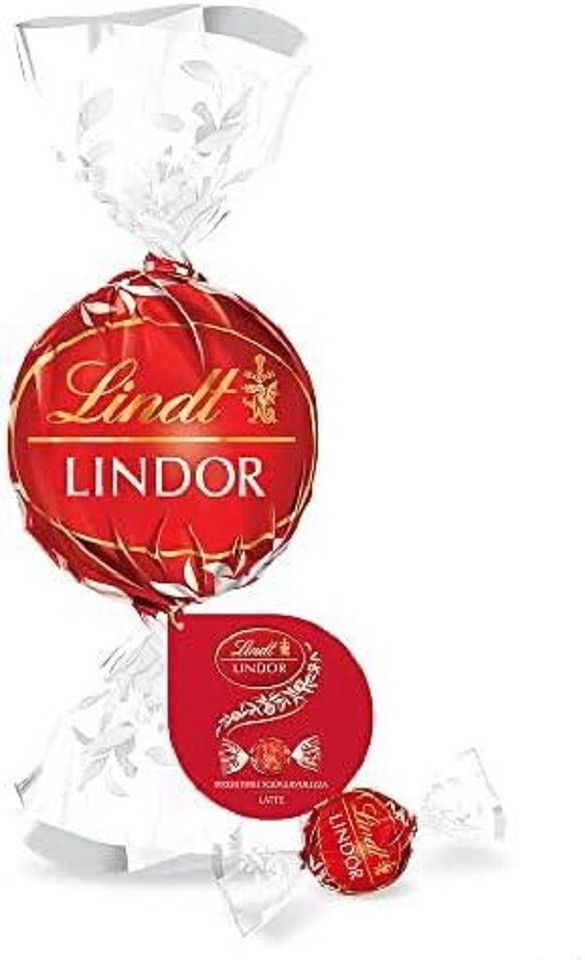 Lindt Lindor maxi cioccolatino con Praline di Cioccolato al Latte, 44 ...