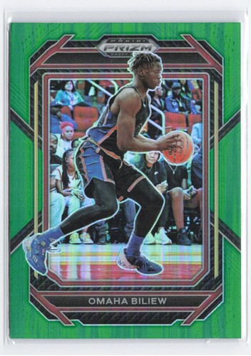 2023 Panini Prizm Green Draft Picks Omaha Biliew #23 Iowa State ...