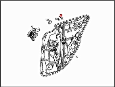 Genuine MERCEDES Cla Gla Glc Vito Mixto Blind rivet with pan head ...
