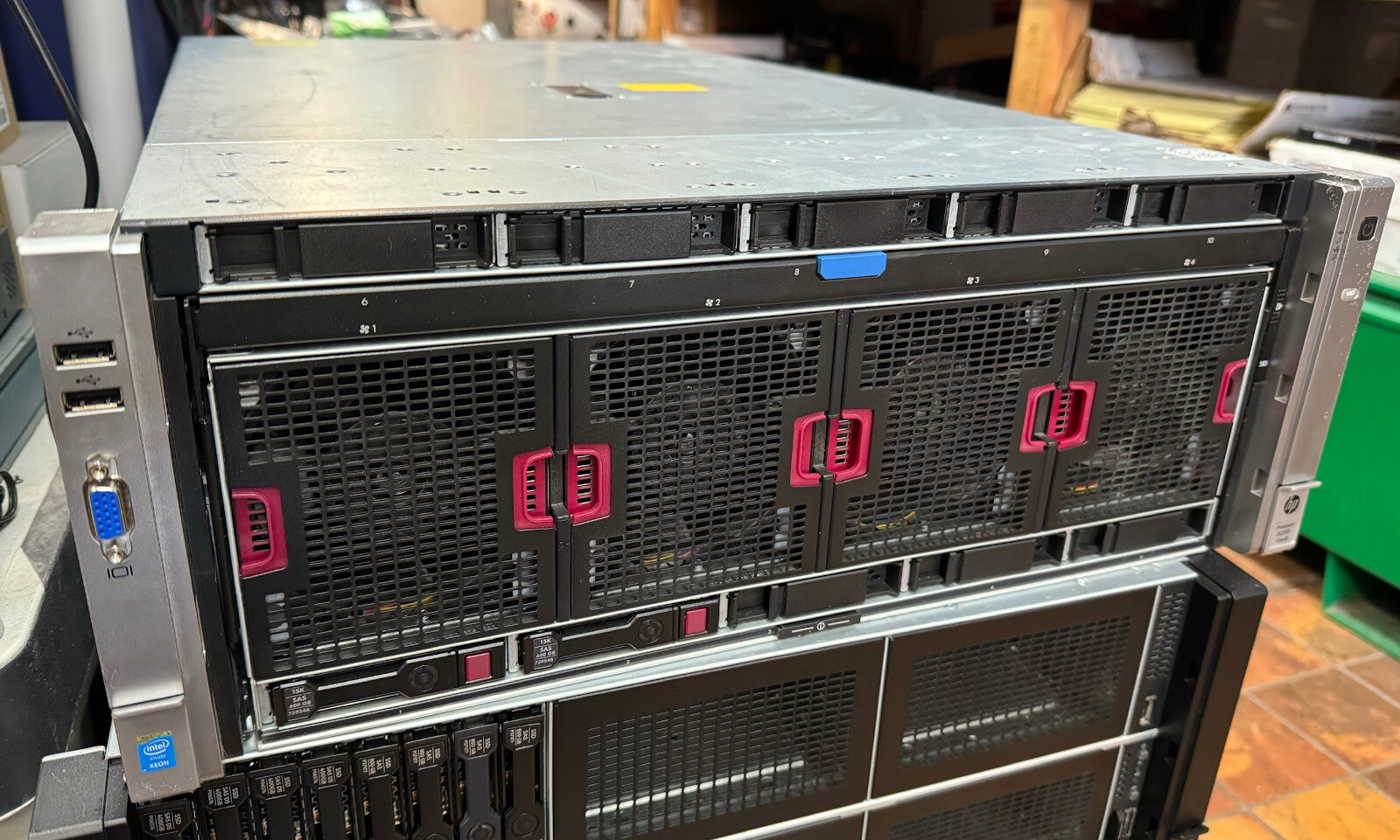 HP ProLiant DL580 Gen8 Server 2x Intel Xeon E7-8857 V2 12-Core - 256GB ...
