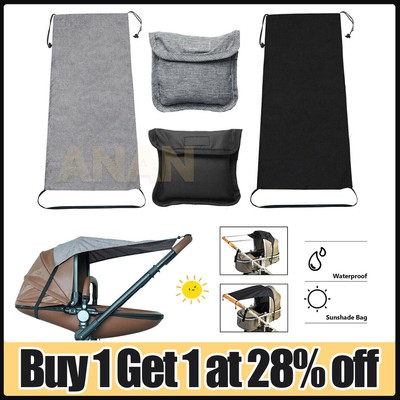 Baby Pram Sun Shade Universal Stroller Buggy Canopy Pushchair Parasol ...