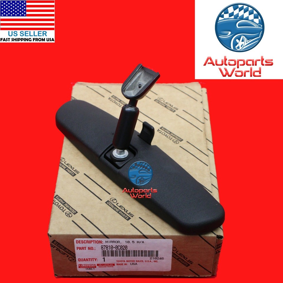 GENUINE OEM TOYOTA TUNDRA CAMRY SEQUOIA INTERIOR REAR VIEW MIRROR 87810 ...