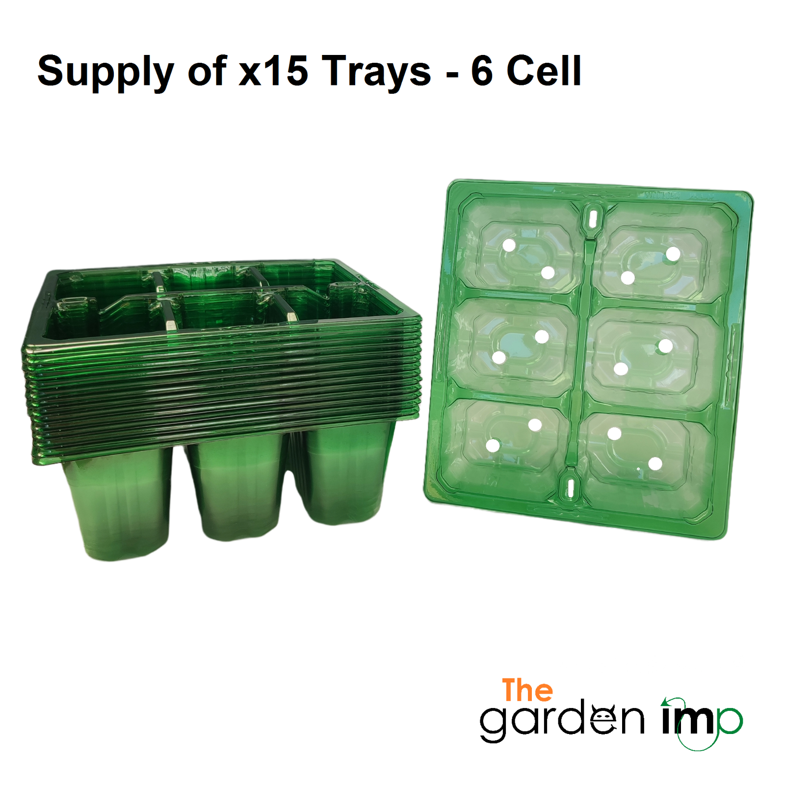 15 x Bedding Plant Trays Multi Cell Packs Seeds Propagation Plug Cells ...