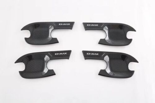 For 2024 Isuzu D-MAX Car Accessories Carbon Fiber Door Handle Bowl ...