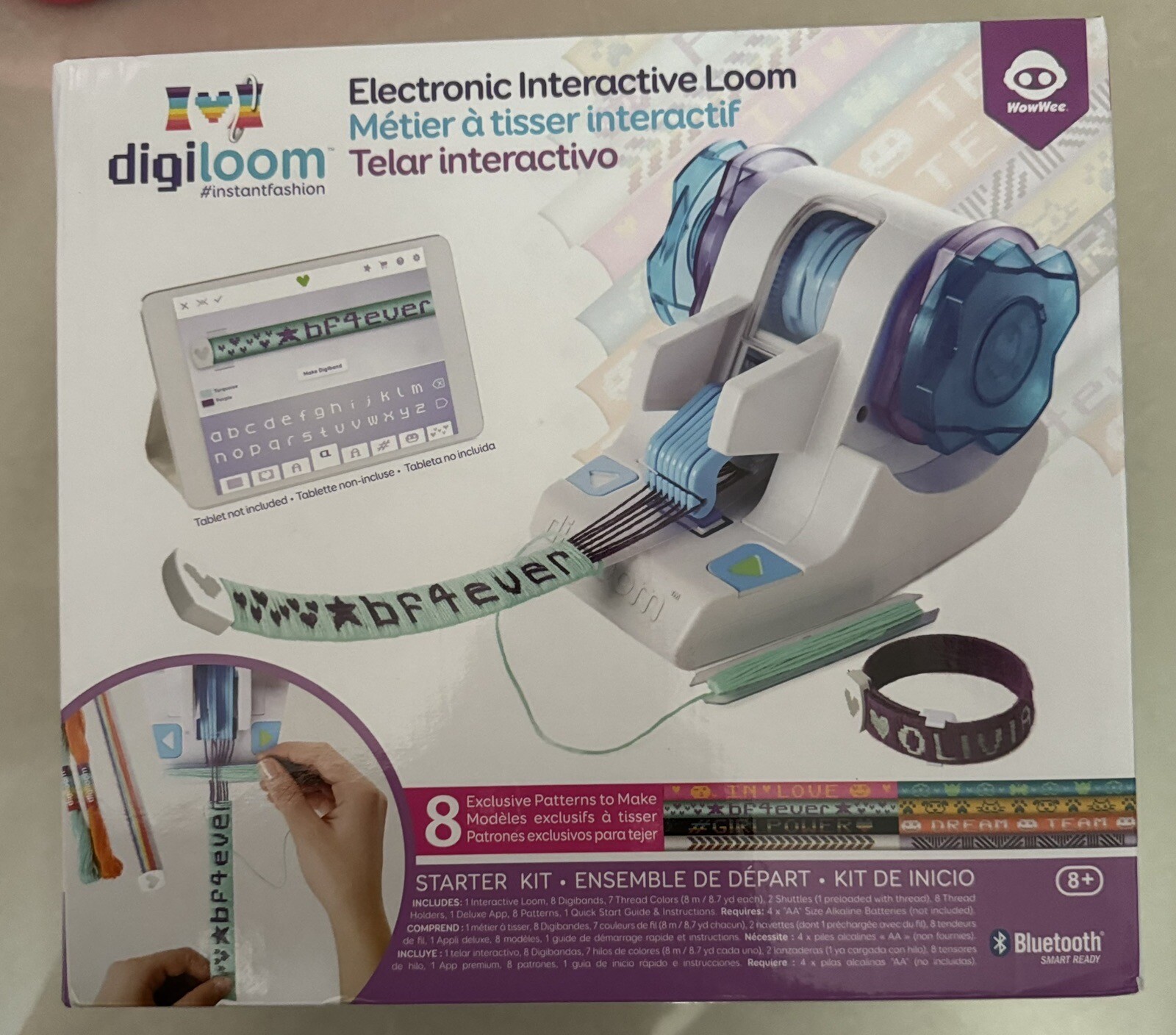Wowwee Digiloom Electronic Interactive Loom Starter Kit Create & Weave ...