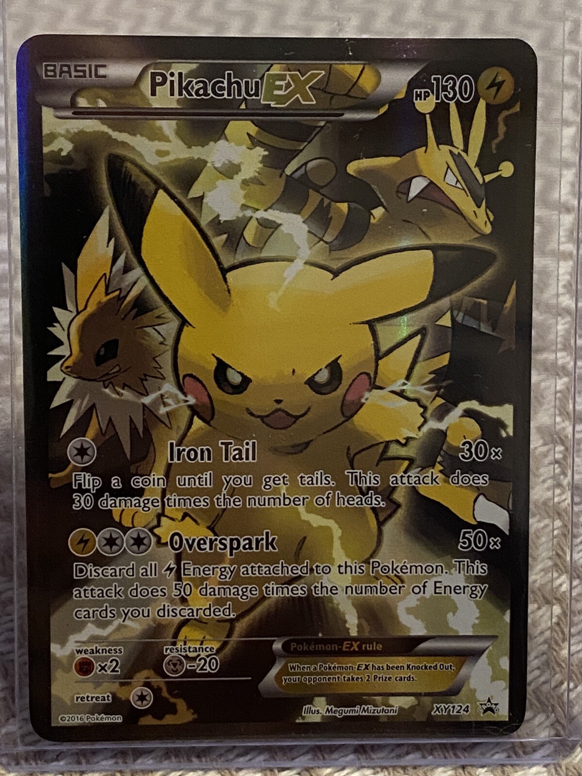 Pikachu Ex Card Full Art
