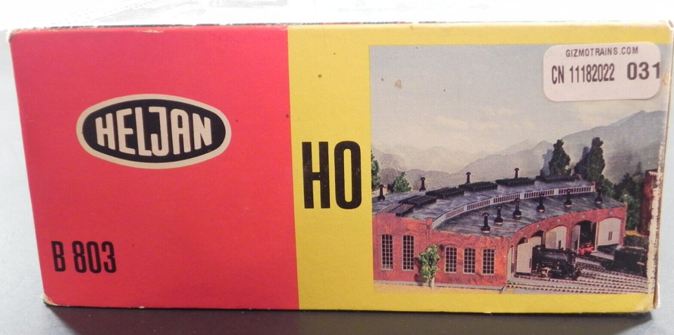 HO Scale Building Kit Con-Cor B803 Heljan 3 Stall Roundhouse | eBay
