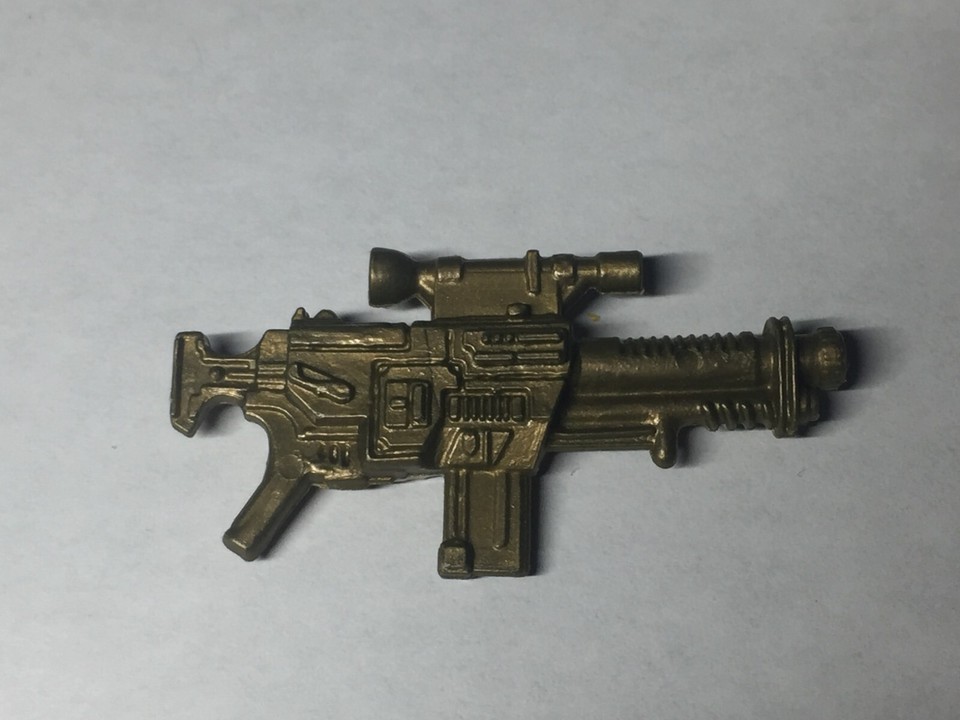 1993 GI JOE ROBO JOE v1 RIFLE Hasbro Original Part Gold GUN | eBay