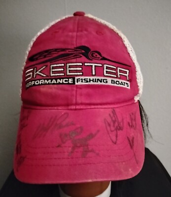 Skeeter Bass Boats Baseball Cap Hat Men's Hook Loop Adjustable Red ...