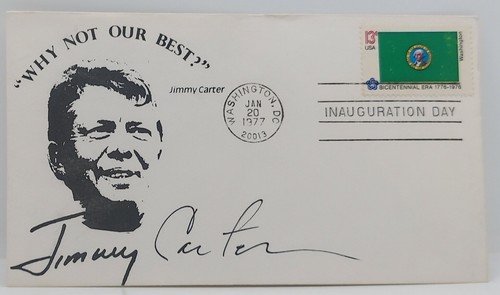Jimmy Carter Signed 1977 Inauguration First Day Cover Autographed | eBay