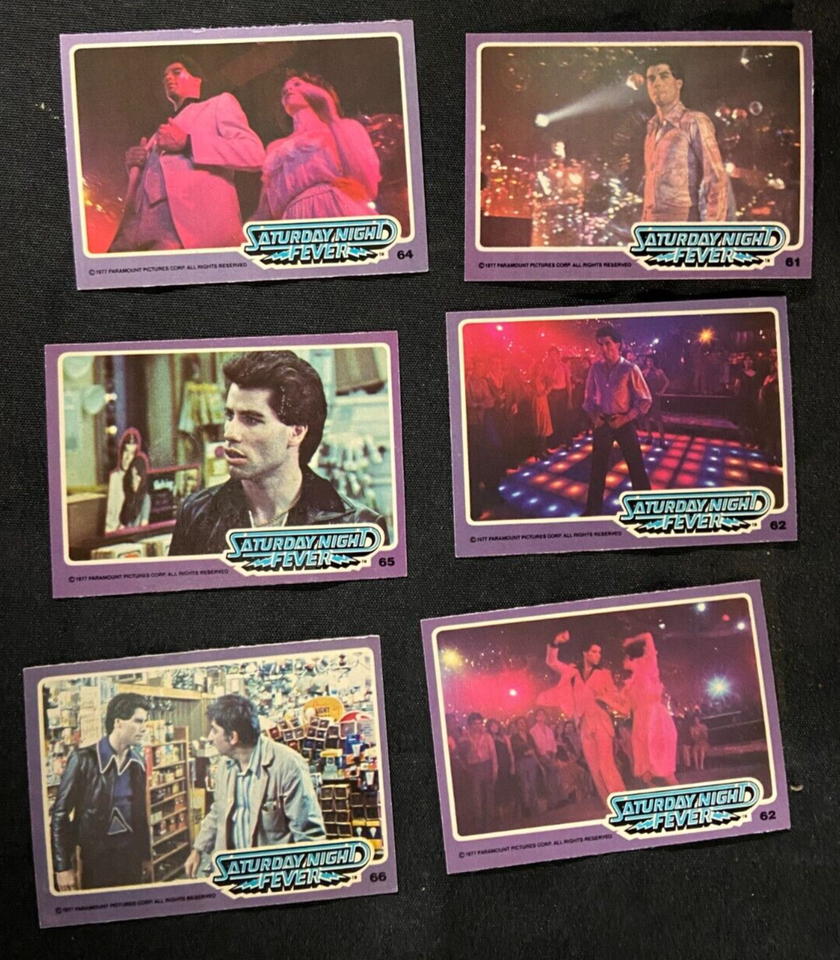 SATURDAY NIGHT FEVER VINTAGE TRADING CARD SET 66 CARDS 1977 | eBay