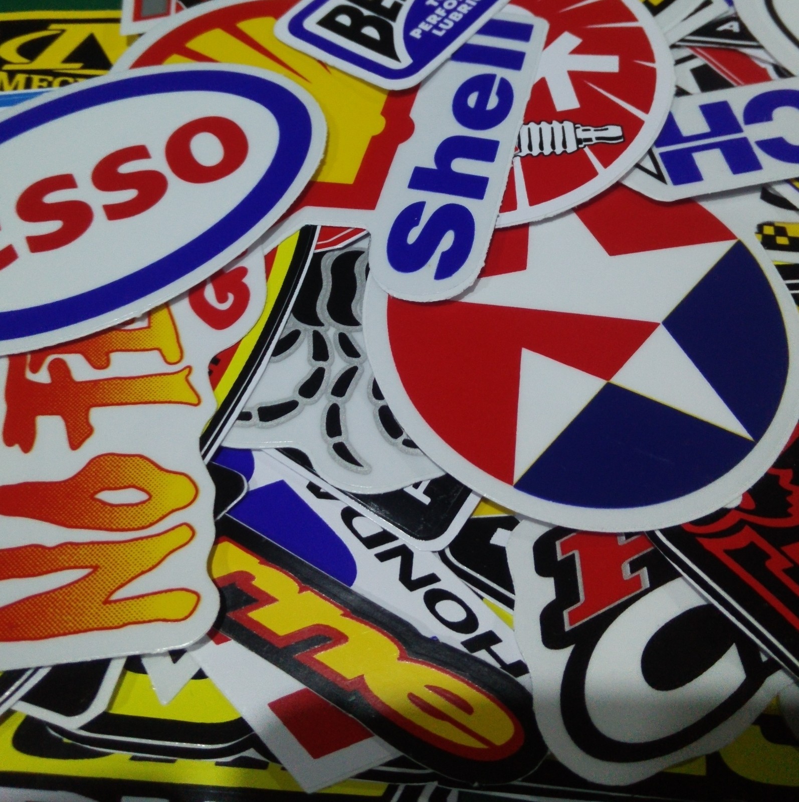 70 Pcs Race Car Sticker Lot Vinyl Waterproof Motorcycle Helmet Racing ...