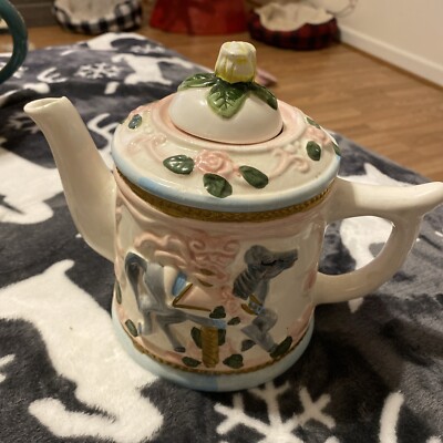 Carousel Teapot | eBay