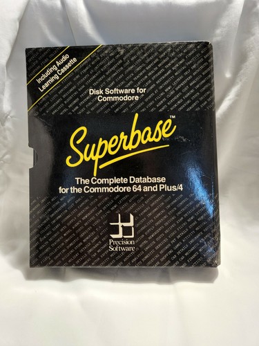 Superbase 64 (Commodore 64 C64, 1983) Software Manual | eBay