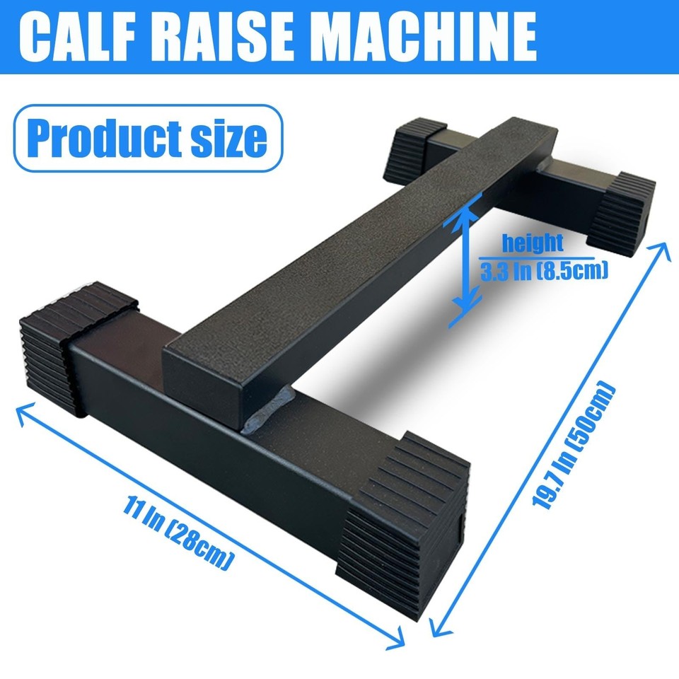 Steel Calf Raise Bar, Standing Machine for Stretching, Squat, Foot ...