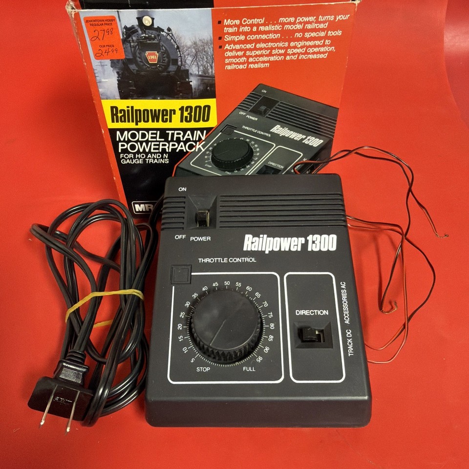 MRC 1300 Rail Power Model Train Transformer Power Pack | eBay