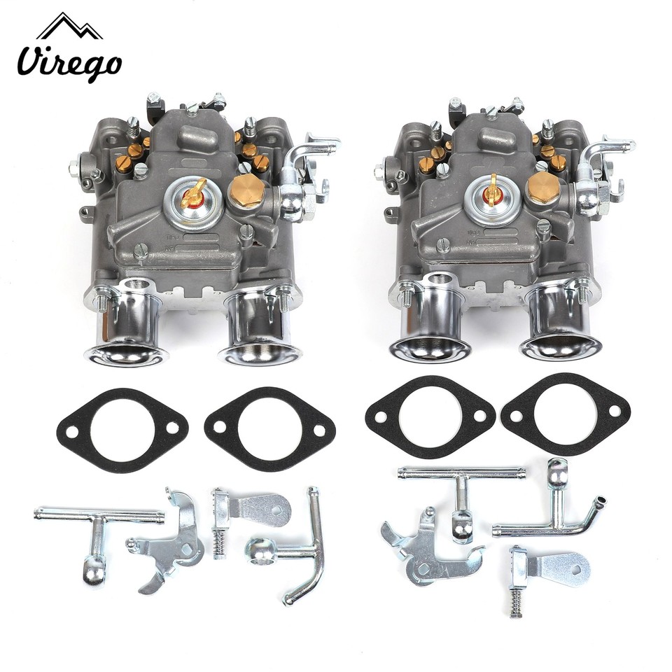 2X Carburetor For 40 DCOE Weber 40mm Twin Choke 19550174 4Cyl 6Cyl VW V8 Engines | eBay