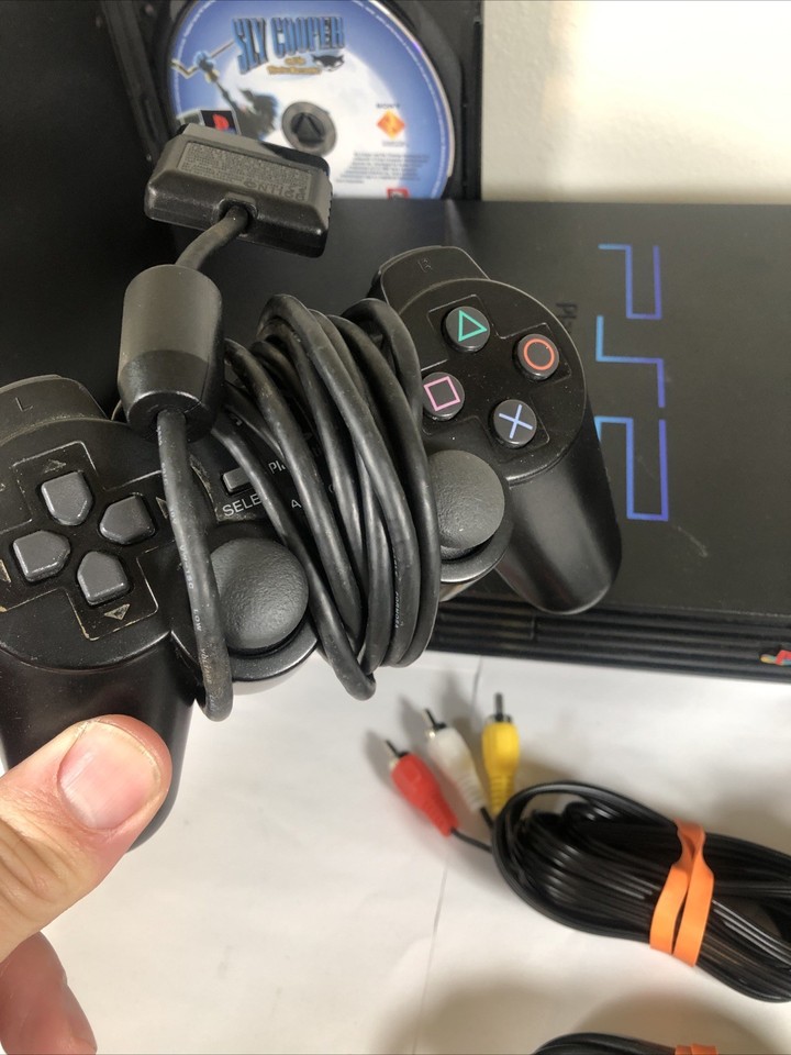 Sony PlayStation 2 PS2 Fat Console And Sly Cooper Video Game Bundle ...