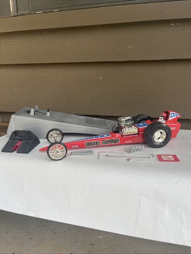 1971 1/12 SUPER DIGGER Rail Dragster Hemi TOM DANIEL Monogram Model ...