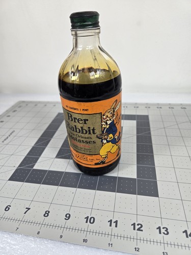 Brer Rabbit New Orleans Molasses Bottle 1 Pint Orange Label | eBay